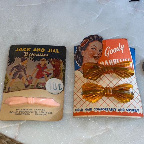 Vintage | Accessories | Vintage Barrettes With Original Packaging ...